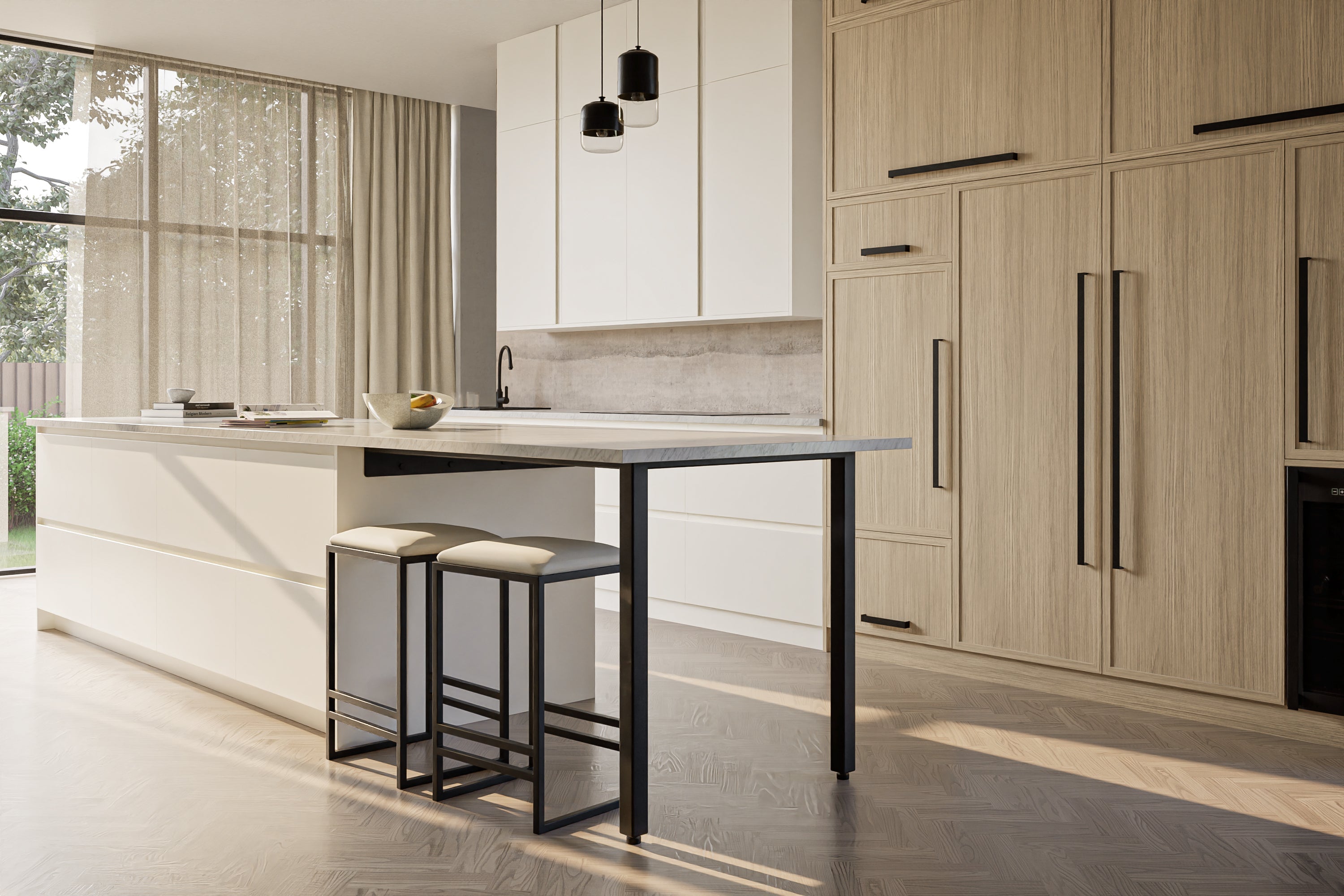 Kitchen Island and Wall Mounted Tables – Tilia Creations