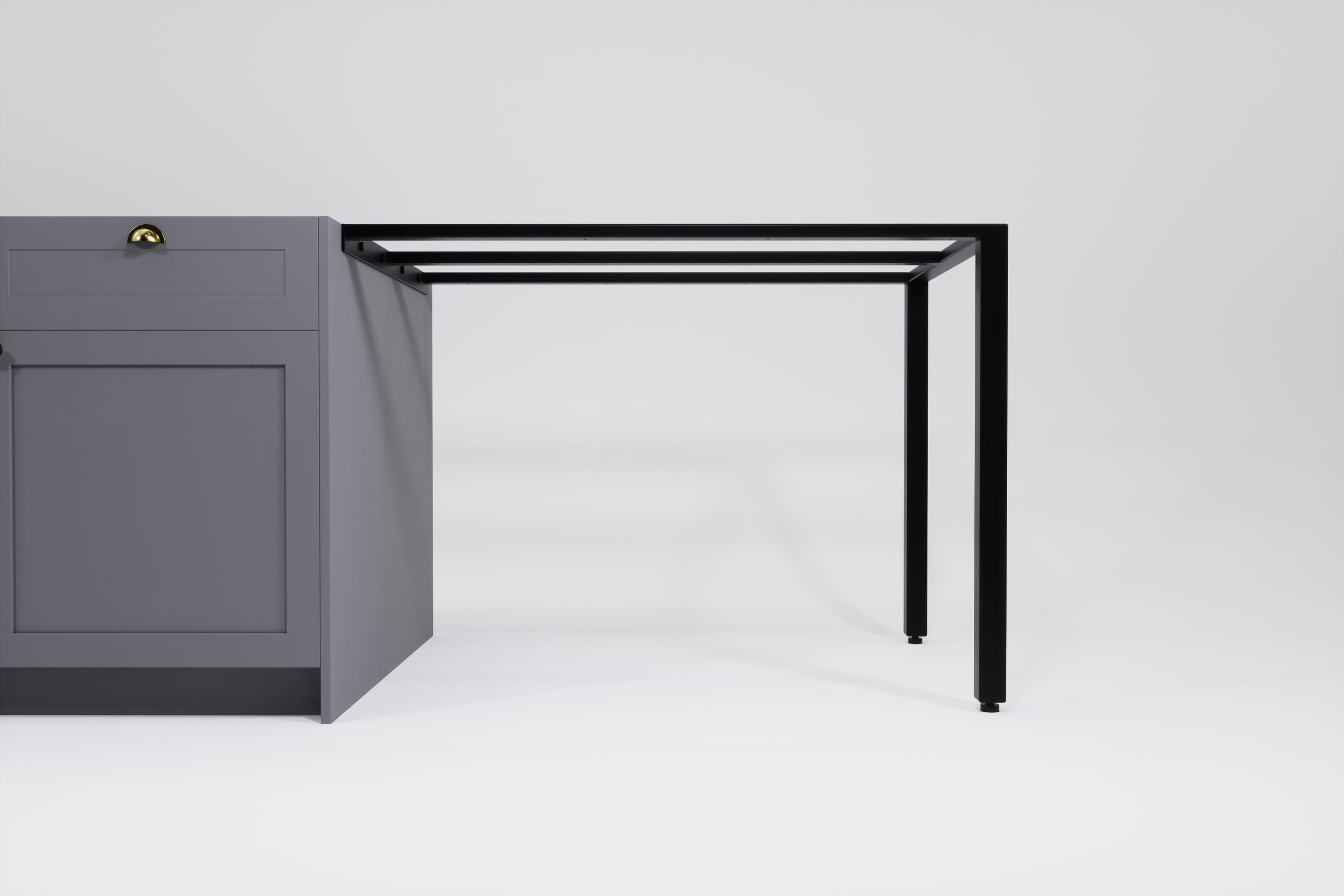 Heavy-Duty Metal Kitchen Island Table Legs and Breakfast Bar Frame – TILIA.